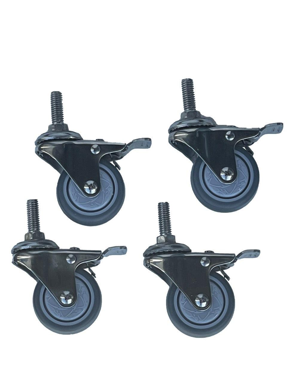 Heavy Duty Caster Wheels, Set of 4
